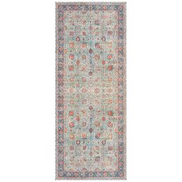 ELLE DECORATION Teppich &raquo;Mahal&laquo; rechteckig 5 mm H&ouml;he Orientalisch, Kurzflor, Vintage, Wohnzimmer, Schlafzimmer, L&auml;ufer gr&uuml;n Polyester