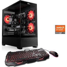 CSL Gaming-PC »AeroVision V24313« schwarz Inkl. Maus, Tastatur, WLAN