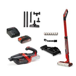 Einhell Hartbodenreiniger »CLEANEXXO + TE-HV 18/06 Set« inkl. Akku 18V/2, 5Ah und Ladegerät rot, schwarz