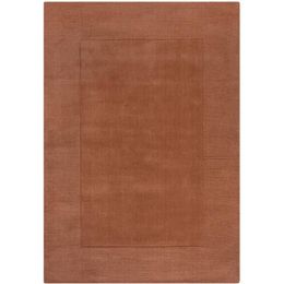 FLAIR RUGS Wollteppich &raquo;Tuscany&laquo; rechteckig 8 mm H&ouml;he orange Wolle
