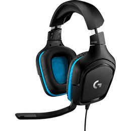 Logitech G Gaming-Headset »G432 - LEATHERETTE - EMEA« schwarz Tragekomfort für lange GamingSessions