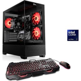 CSL Gaming-PC »AeroVision V24339« schwarz Inkl. Maus, Tastatur, WLAN