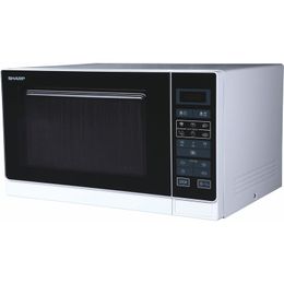 Sharp Mikrowelle »R342WW« Mikrowelle 900 W Solo-Kompakt-Mikrowellengerät weiß