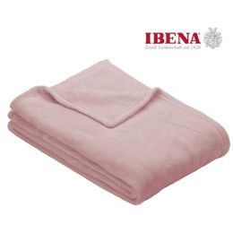 Ibena Wohndecke »Uni Fleecedecke Olbia« einfarbig schick, Kuscheldecke rosa Obermaterial: 100% Polyester B/L: 130 cm x 180 cm