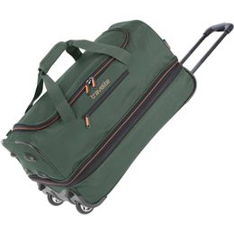 Travelite Reisetasche »BASICS, verschiedene Größen und Farben« Duffle Bag Reisegepäck Sporttasche Reisebag mit Trolleyfunktion Dunkelgrün