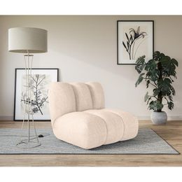 LeGer Home by Lena Gercke Sessel »Priya Loungesessel, moderne Steppung, auch in Bouclé« perfektes Einzelstück, gemütlich und modern, B/T/H:...