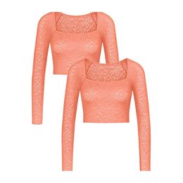 Sloggi Shirt ' ZERO Feel Bliss Top ' female Orange size XS