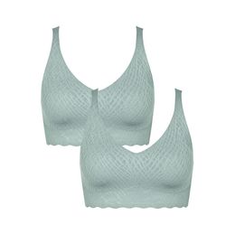 Sloggi T-Shirt-BH ' ZERO Feel Bliss Bralette ' Damen Gr&ouml;&szlig;e 100 t&uuml;rkis