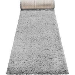 Esprit Hochflor-Teppich »YOGI ESP-096« rechteckig 50 mm Höhe Läufer, flauschiger weicher Flor aus 100% recyceltem PET, Wohnzimmer silberfarben...