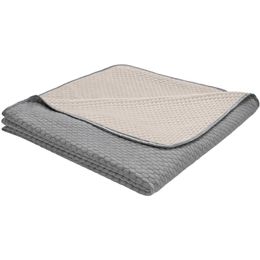 Ibena Wohndecke »kühlende Sommerdecke« mit innovativer Kühlwirkung grau/beige Obermaterial: 70% Polyester, 30% Baumwolle B/L: 100 cm x 150 cm