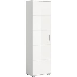 Inosign Garderobenschrank »Valge, Höhe 191 cm, 1 Tür, 2 feste Böden, ausziehbare Kleiderstange« Hochschrank, Stauraumschrank, Schrank, Flurschrank,...