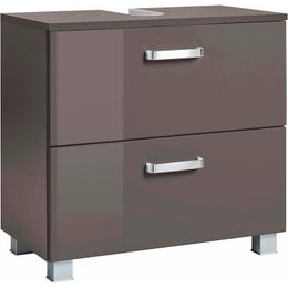 Welltime Waschbeckenunterschrank &raquo;Ravenna&laquo; Breite 60 cm, mit Soft-Close-Funktion grau