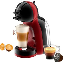 Nescafé DOLCE GUSTO NESCAFÉ DOLCE GUSTO Kapselmaschine »KP123H Mini Me« samtige Crema, Play & Select-Funktion, automatische Abschaltung Schwarz/Cherry Red