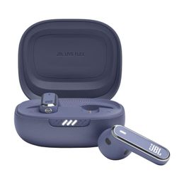 JBL wireless In-Ear-Kopfhörer »LIVE Flex« Blau 6 Mikrofone für perfekte Anrufe ohne Geräusche