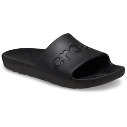 Crocs Pantolette »Slide«, Badeschuh, Schlappen, Strandschuh mit bequemem Fußbett schwarz 39 39 Pantolette von Crocs für die Freizeit oder Strand