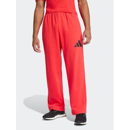adidas Sportswear Sporthose 'Essentials' Herren Gr&ouml;&szlig;e L rot / schwarz