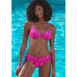 JETTE Bikini-Hose »Floretta« in Ton in Ton-Harmonie beere bedruckt 36 - N-Gr N-Gr 36 Grafischer Druck