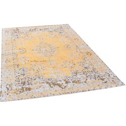Tom Tailor HOME Teppich &raquo;Funky Orient Kirman&laquo; rechteckig 5 mm H&ouml;he Kurzflor, Orient-Optik, Vintage Design, auch als L&auml;ufer goldfarben Obermaterial:...