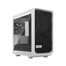 Fractal Design Meshify 2 Mini White TG Clear Tint, Tower-Geh&auml;use wei&szlig;, Tempered Glass