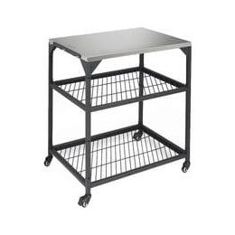 Modular Tabel V2 Medium UU-P2F000, Untergestell schwarz/edelstahl, f&uuml;r Ooni Pizzaofen samt Zubeh&ouml;r