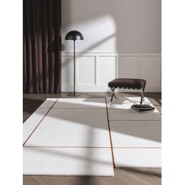 benuta Finest Wollteppich Issey Cream 160x230 cm - Naturfaserteppich aus Wolle