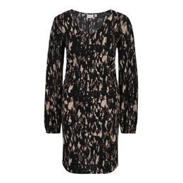 Vila Tall Kleid 'CAIA' Damen Größe 42 braun / hellbraun / schwarz Winterkleid