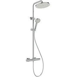 Ideal Standard Ceratherm T25N Duschsystem A8495AA Aufputz, Flex, 2 Strahlarten, Wasser- & Energiesparend, Chrom