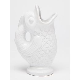 Tierra Bella Vase "Pez" in Wei&szlig; - (H)26 cm - 36% | Kerzen-vasen