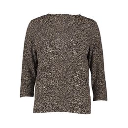Gerry Weber Longsleeve in Beige/ Schwarz - 61% | Gr&ouml;&szlig;e 44 | Damen-tops