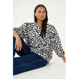 Kaffe Bluse "Roxy" in Wei&szlig;/ Schwarz - 71% | Gr&ouml;&szlig;e 36 | Damen-blusen