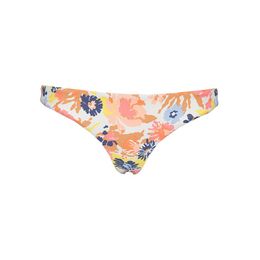 Roxy Bikini-Hose in Wei&szlig;/ Orange/ Bunt - 65% | Gr&ouml;&szlig;e XS | Damen-bademode