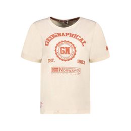 Geographical Norway Shirt in Beige - 66% | Gr&ouml;&szlig;e M | Damen-tops