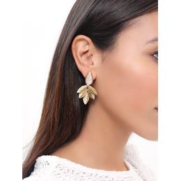L'Atelier de Gaia Vergold. Ohrstecker mit Perlen - 66% | Schmuck