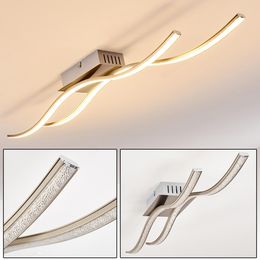 hofstein Kalandi Deckenleuchte LED Nickel-Matt, 2-flammig