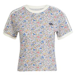 adidas originals T-Shirt 'adidas originals x Liberty London Cali' Damen Gr&ouml;&szlig;e 5XL/6XL royalblau / hellgelb / schwarz / wei&szlig;