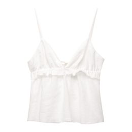 Pull&Bear Pull&bear Top Damen Gr&ouml;&szlig;e XL wei&szlig;