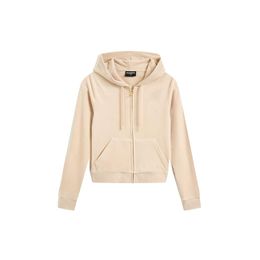 Juicy Couture Zip-Up Hoodie 'ROBERTSON HOODIE GOLD' female Beige size M