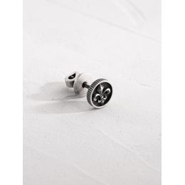 Reytel Earring 'FLEUR DE LIS' male Silver size One Size