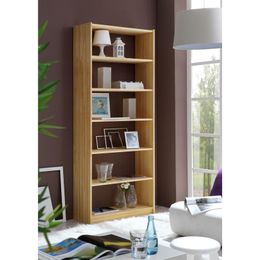 Ticaa Standregal B&uuml;cherregal Kiefer Natur H214 cm