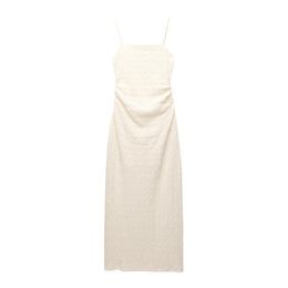 Pull&Bear Pull&Bear Kleid Damen Größe 34 ecru Winterkleid