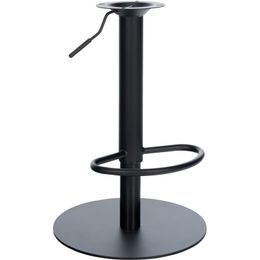 CLP Barhocker-Gestell Schwer I H&ouml;henverstellbare Barstuhl-S&auml;ule I 10 X 10 CM Lochabstand I DIY Barhocker Mit Schwerer Bodenplatte