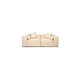 Home Deluxe Modulares Sofa VERONA Gr&ouml;&szlig;e S Beige - versch. Ausf&uuml;hrungen