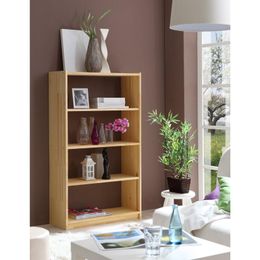 Ticaa Standregal B&uuml;cherregal Kiefer Natur H145cm