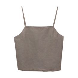 Pull&Bear Pull&bear Top Damen Gr&ouml;&szlig;e L taupe