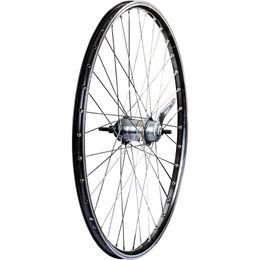 Z&uuml;ndapp Z&uuml;ndapp Green 2.7 Hinterrad 26 Zoll Laufrad mit Shimano Nexus SG-3C41 Getriebenabe Felge Hohlkammerfelge hinten schwarz/silber