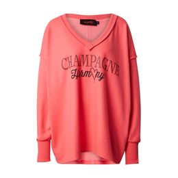 miss goodlife Sweatshirt 'Champagne Harmony' Damen Gr&ouml;&szlig;e M himbeer / schwarz
