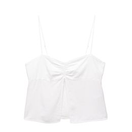 Pull&Bear Pull&bear Top 'PACIFIC' Damen Gr&ouml;&szlig;e XS wei&szlig;