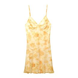 Pull&Bear Pull&bear Summer Dress female Yellow size M