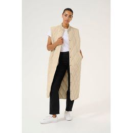 Kaffe Weste "Lorena" in Beige - 65% | Gr&ouml;&szlig;e 38 | Damenjacken