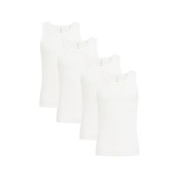 WE Fashion Unterhemd Herren Größe XL weiß